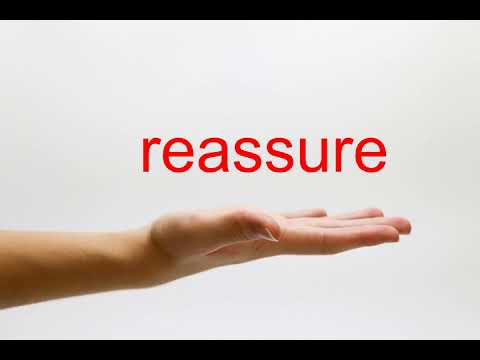 How to Pronounce reassure - American English