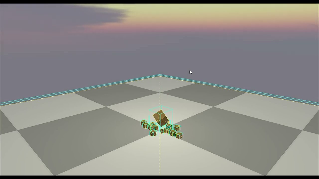 OpenGL Rendering with ReactPhysics3D Physics Engine Library for Physics Simulation - Debug Rendering