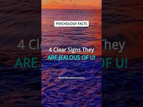 4 signs they are jealous of you ! Psychology Facts #shorts