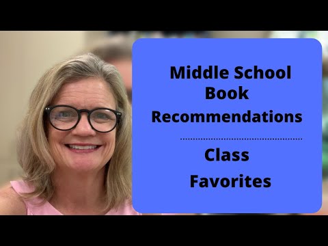 My Middle School Book Recommendations | Class Favorites