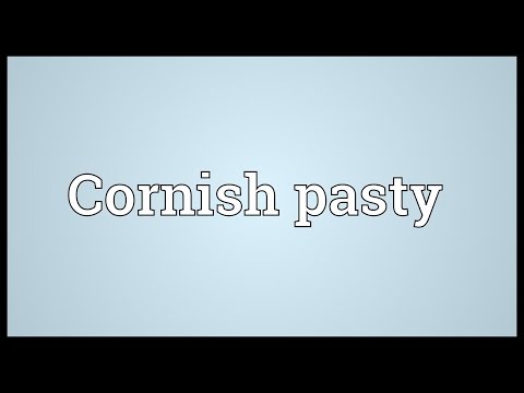 Cornish pasty Meaning
