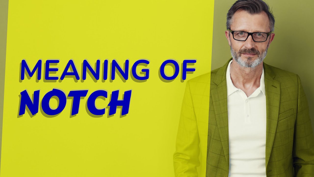 Notch | Meaning of notch
