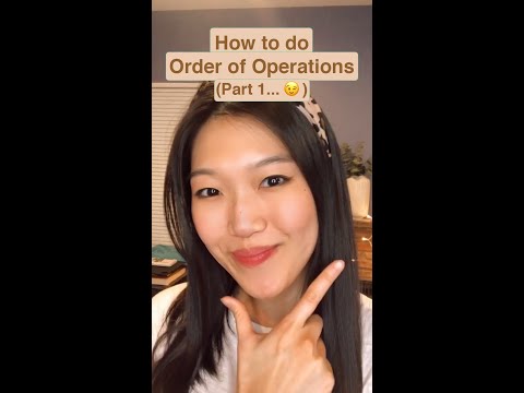 Do you know the Order of Operations? #pemdas #mathtutor #shorts #basicmath