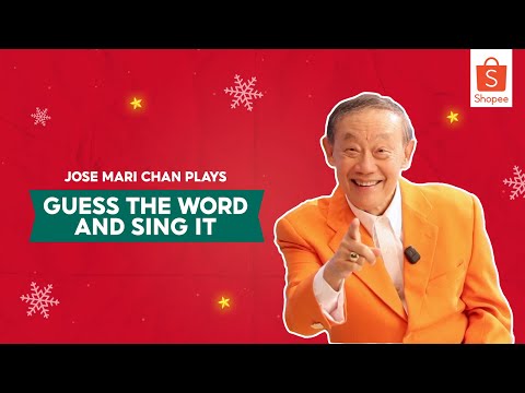 Jose Mari Chan Plays Guess The Word and Sing It | Shopee Exclusive