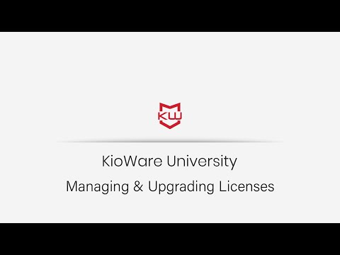 KioWare Account Dashboard | Managing and Upgrading Licenses