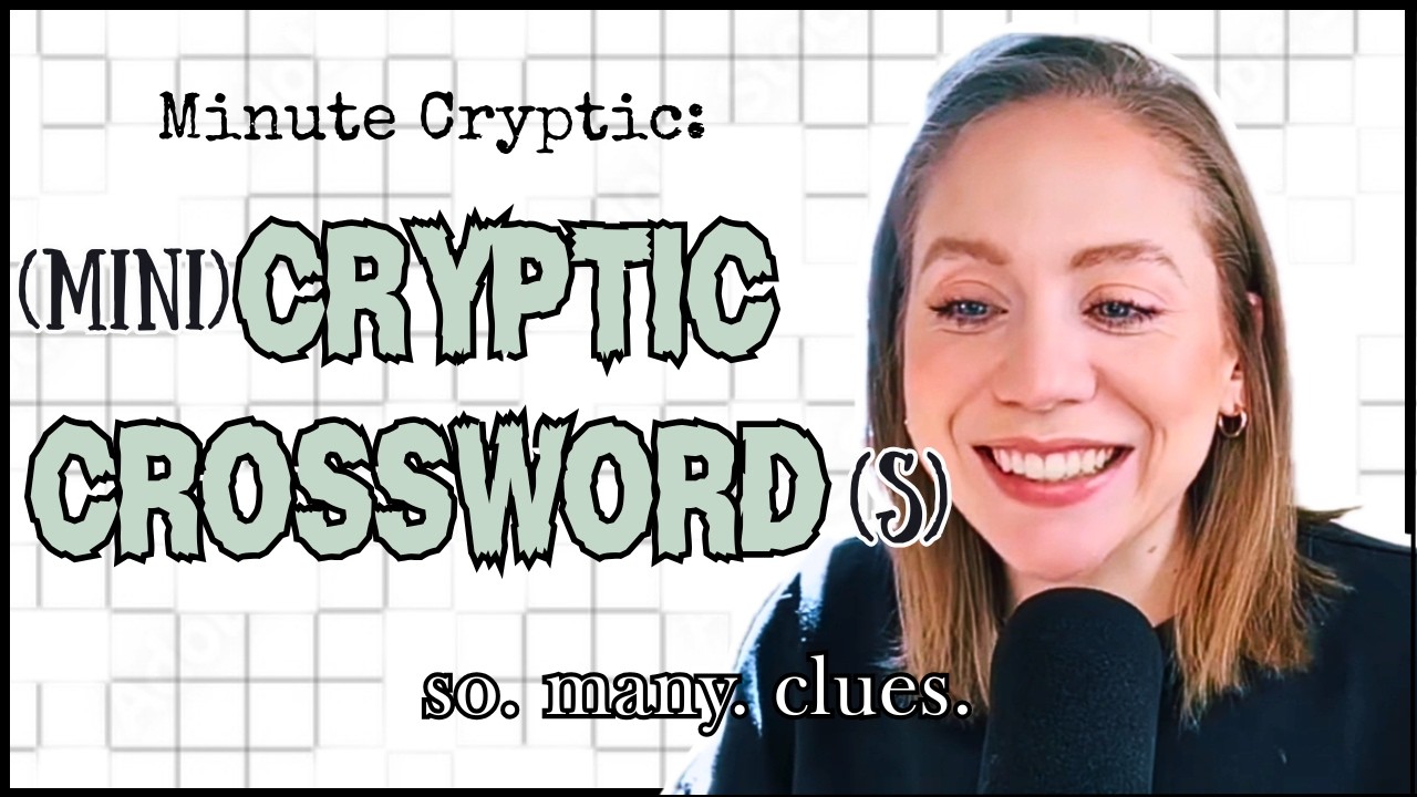 A love letter to Minute Cryptic... | Cryptic Cluesday | Mini Cryptic Crosswords
