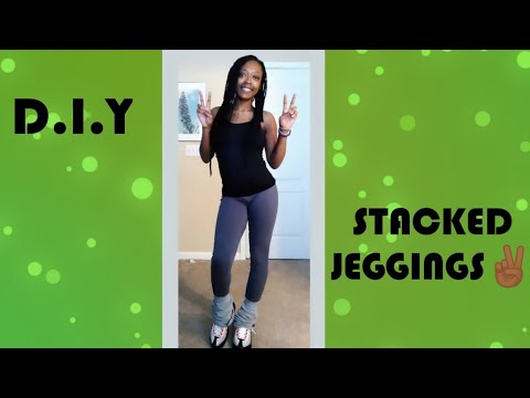 Easy Diy Stacked Pants/Jeggins|JLashaeCreations