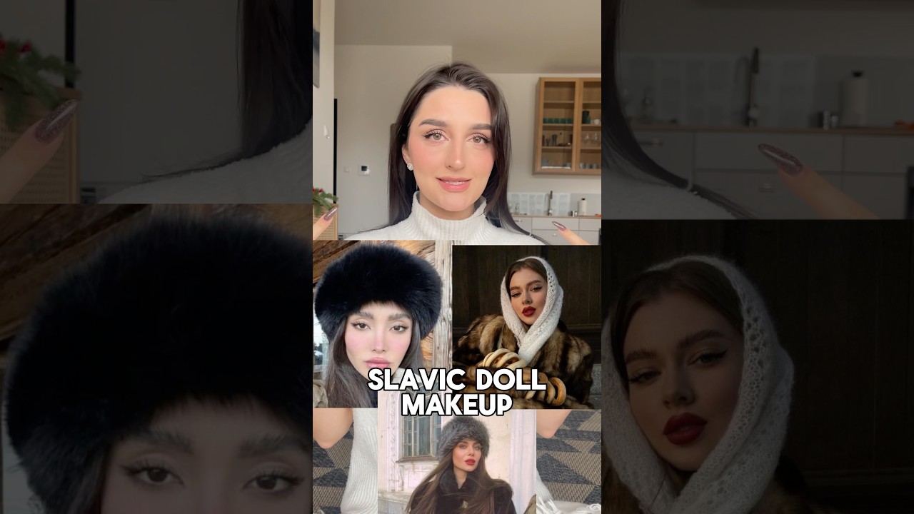 REAL SLAVIC DOLL MAKEUP from REAL SLAVIC DOLL 💗💅🏻#makeup #makeuptutorial #grwm #glowup #fyp