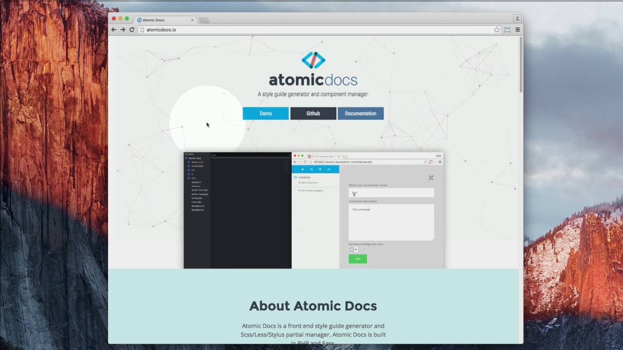 How to install Atomic Docs