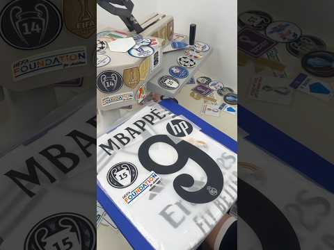 24/25 Real Madrid home mbappe 9 with ucl #football #realmadrid #ucl #mbappé #futbol #shorts