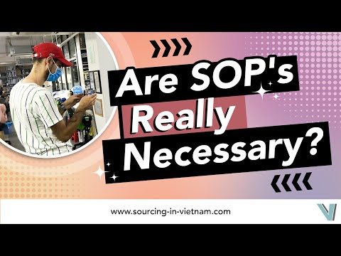 Are SOP's really necessary? - Production Content Tips #1