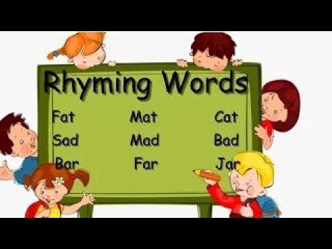 Rhyming Words | Learn English Rhyming Words | Toddlers Learning Videos | Learning Video for Toddlers