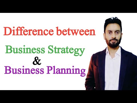 Difference between Business Strategy & Business Planning | Urdu-Hindi | By @TanveerAhmedsoulbite