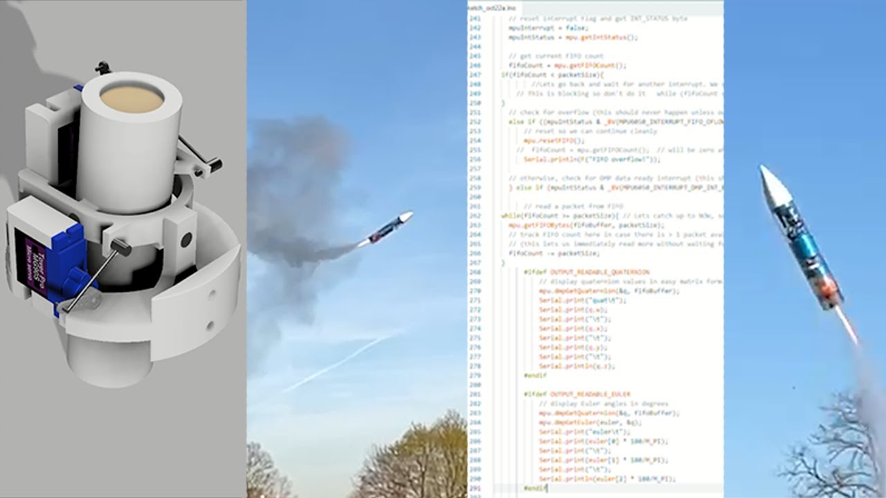 How I Made a Thrust Vector Controlled Rocket