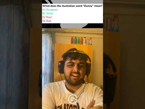 What does the Australian word “Dunny” mean?