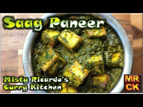Saag Paneer (Indian Restaurant Style)