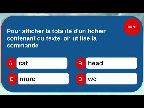 quiz commandes de base linux (francais)