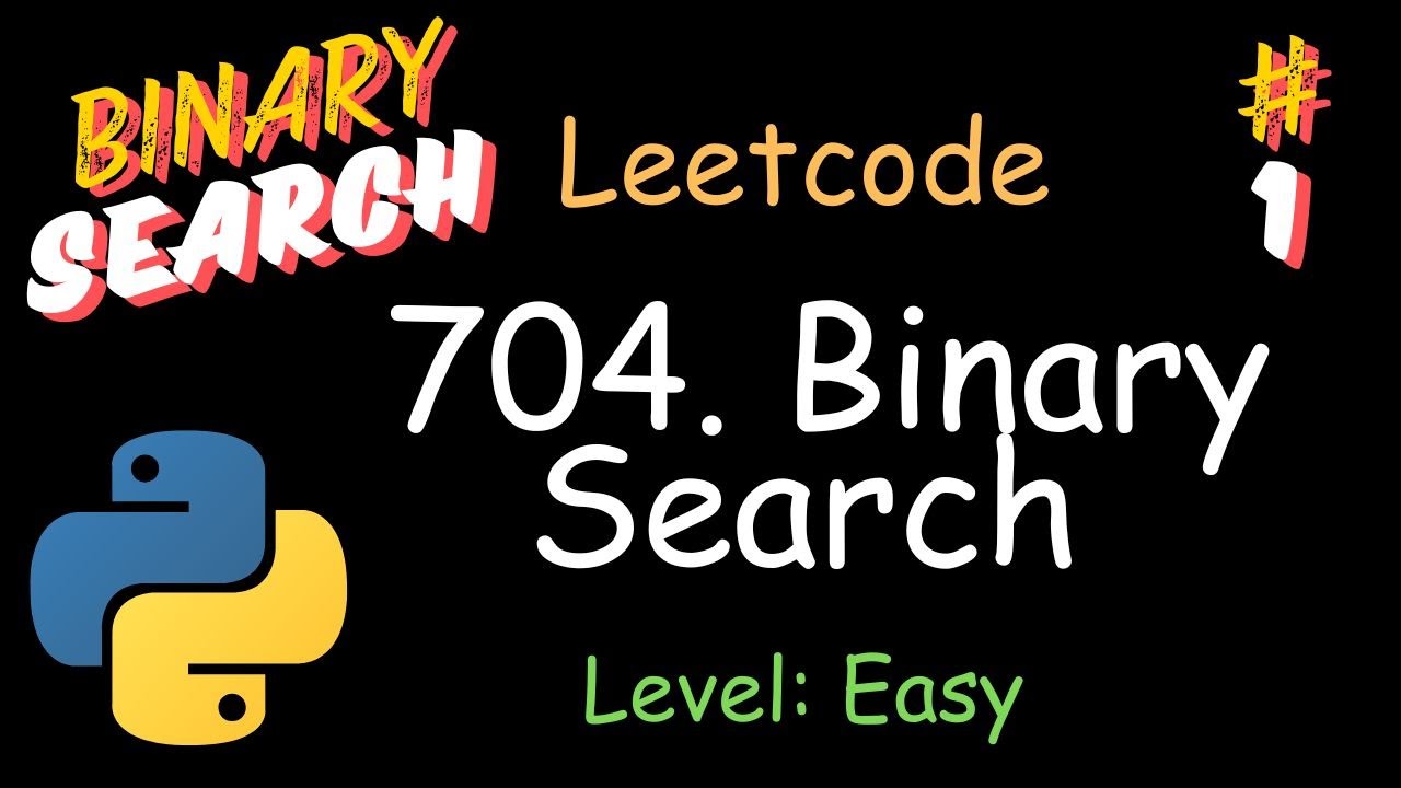 [Study Plan: Binary Search #1] Leetcode 704. Binary Search (Easy)