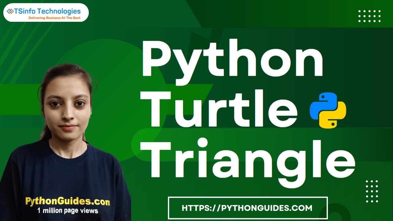 How to draw triangle in Python Turtle |  Python Turtle Triangle