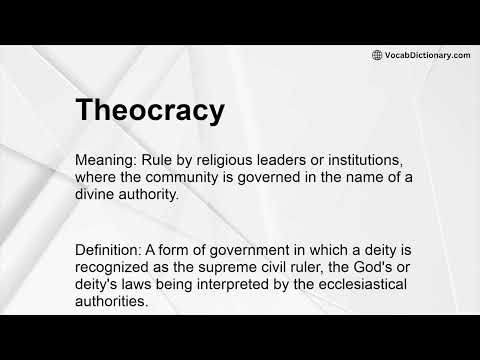 Theocracy Meaning