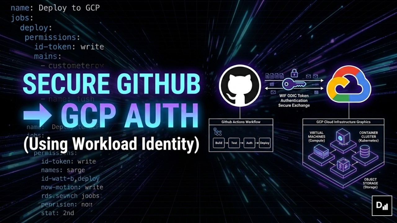 GitHub Actions + GCP WIF (OIDC) Tutorial | No JSON Keys, Secure Auth Setup & Demo