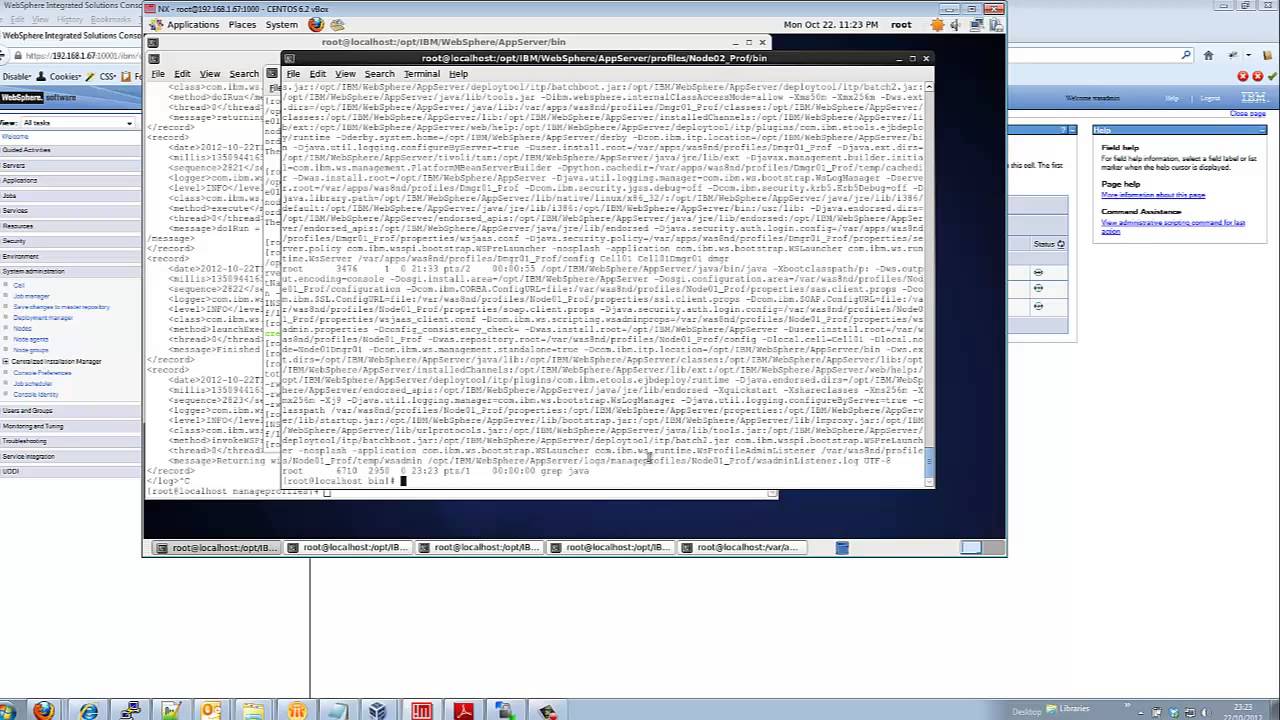 Creating and Removing WebSphere Profiles