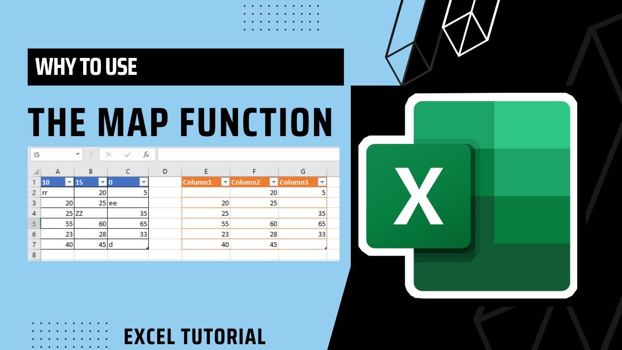 What is the MAP Function in Excel?