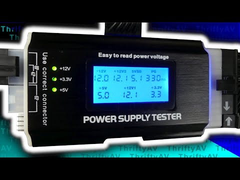 Find PC Problems with a Power Supply Tester!