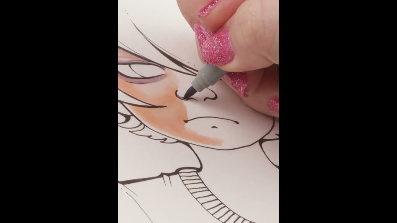 Drawing the Emo Boy from Turning Red
