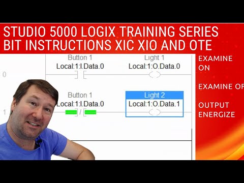 Studio 5000 XIC XIO and OTE Bit Instructions Controllogix Compactlogix