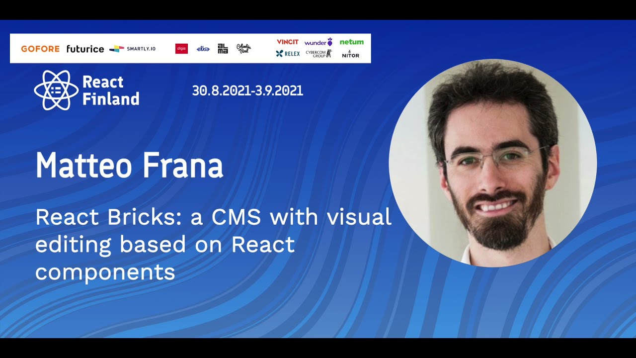 RF21 – Matteo Frana – React Bricks: a CMS with visual editing based on React components