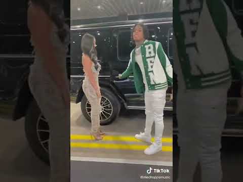 NLE Choppa And His Wife OTW To The Show.