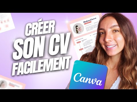 Créer un CV gratuitement et professionnel sur Canva + Modèles gratuits