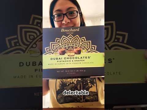 Costco Review - Dubai Chocolates Pistachio & Knafeh from Bouchard #costcoreview #dubaichocolates