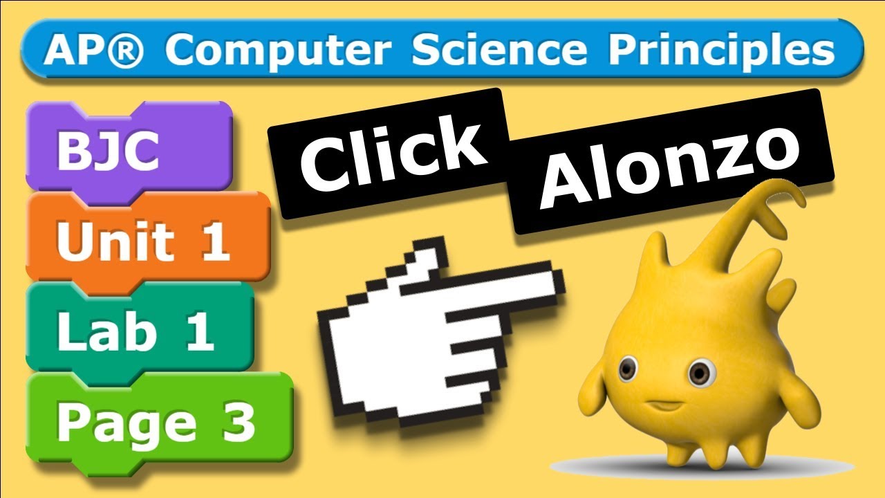 BJC Unit 1 Lab 1 Page 3: Saving and Pair Programming