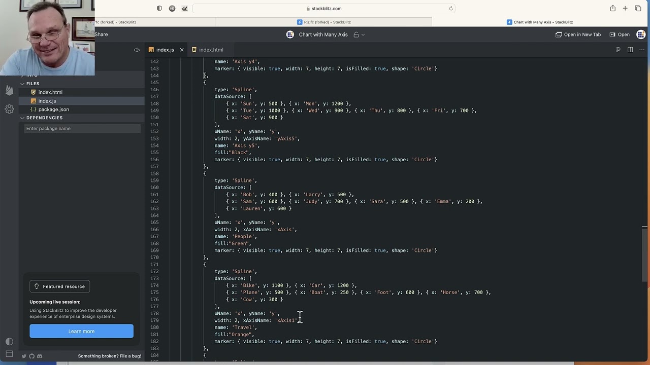 How to Create Multiple Axes in JavaScript Charts