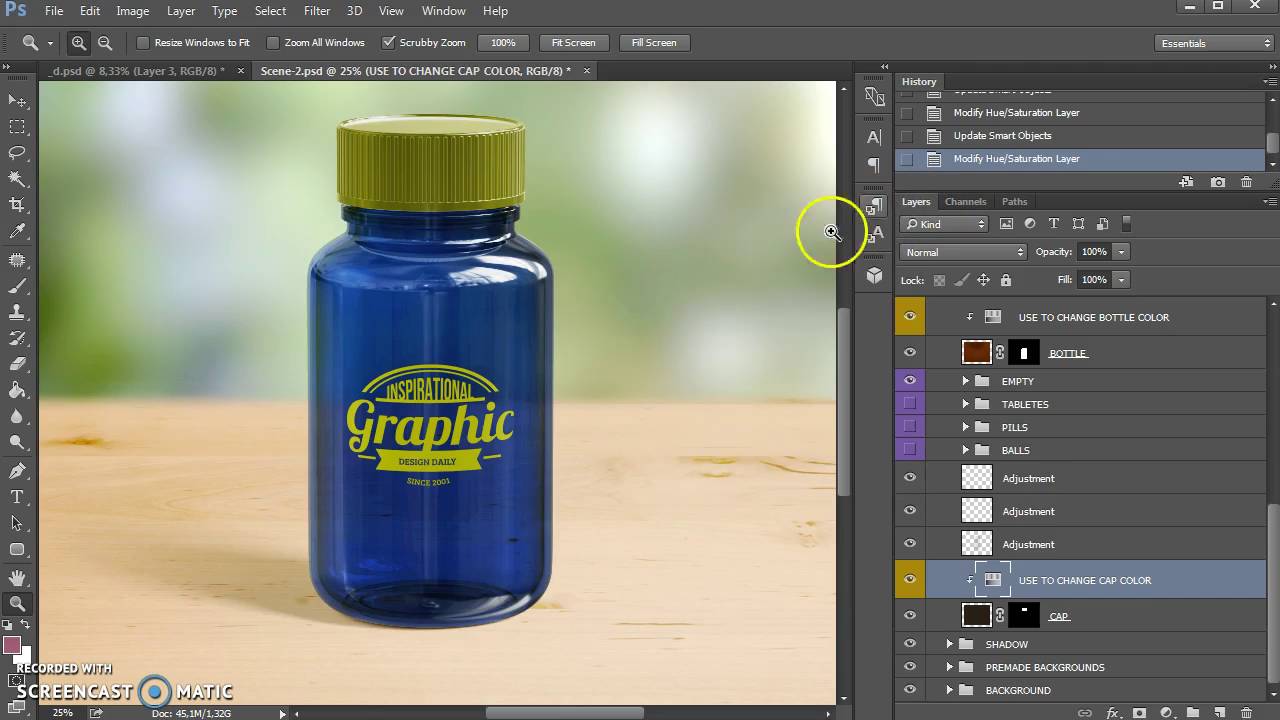 Pills Bottle Mock-Up