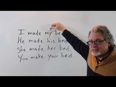 the verb "make"