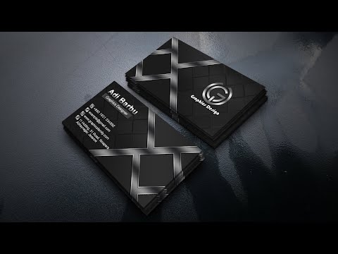Professional Business Card Design in Photoshop Cc