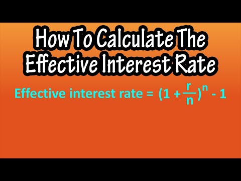 What Is And How To Calculate The Effective Annual Interest Rate Explained Example
