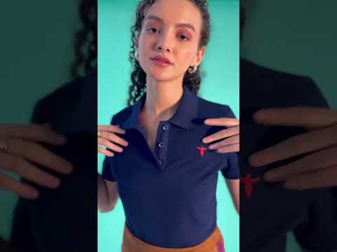 Signature polo T-shirt for women #shorts #shortsvideo #yputubeshorts #youtube