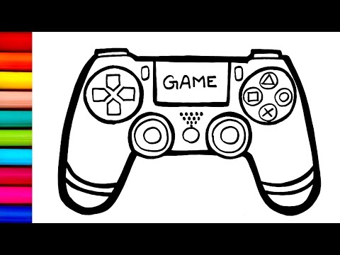 Game Controller Drawing | How to Draw Game Controller