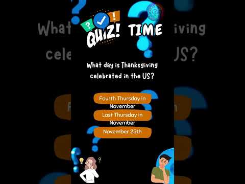 What day is Thanksgiving celebrated in the US?