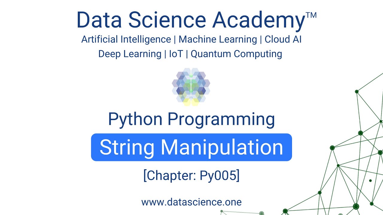 Python Programming for Beginners Py005: String Manipulation