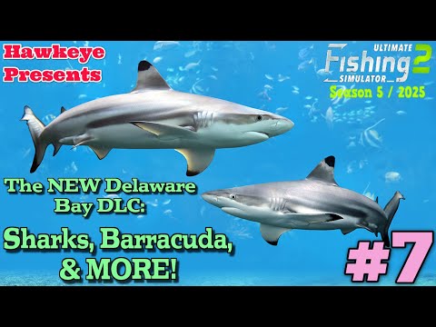Ultimate Fishing Simulator 2 - The New Delaware Bay DLC: Sharks, Barracuda, & MORE!