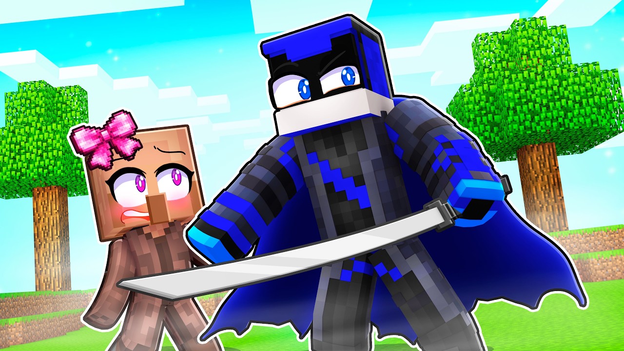 Playing as a PROTECTIVE ASSASSIN in Minecraft!