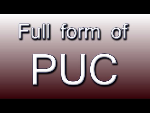 Full form of PUC