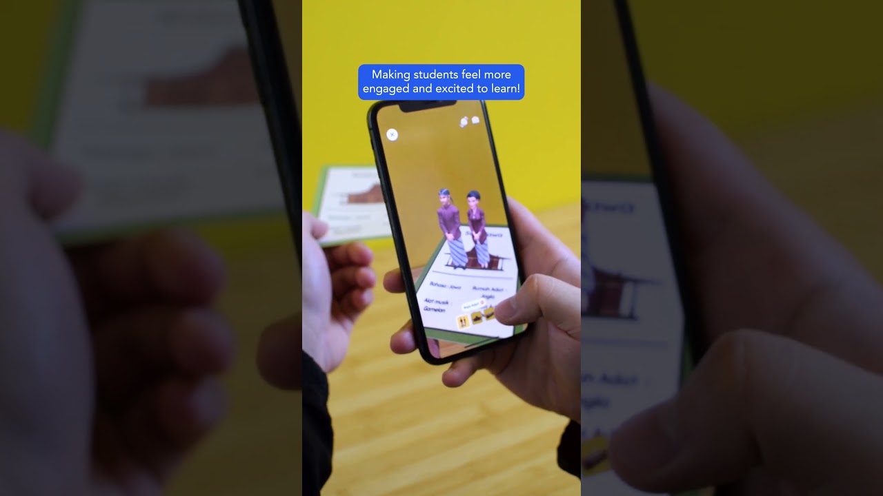 Learning with Augmented Reality Flash Card is FUN! #ar #flashcards #education