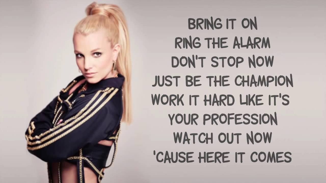Britney Spears | Work Bitch - Lyrics