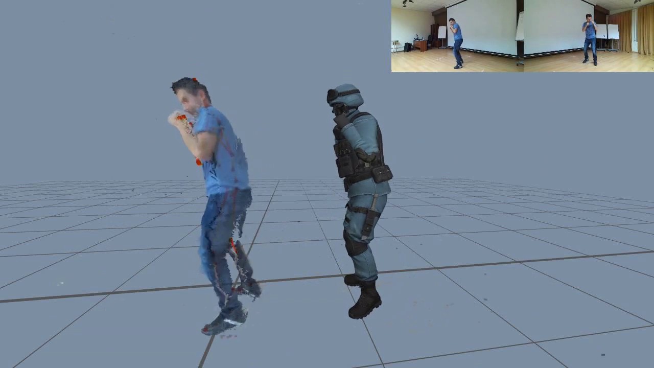 Sample Dual Azure Kinect 90 Degree Project: Exercises, NFOV mode